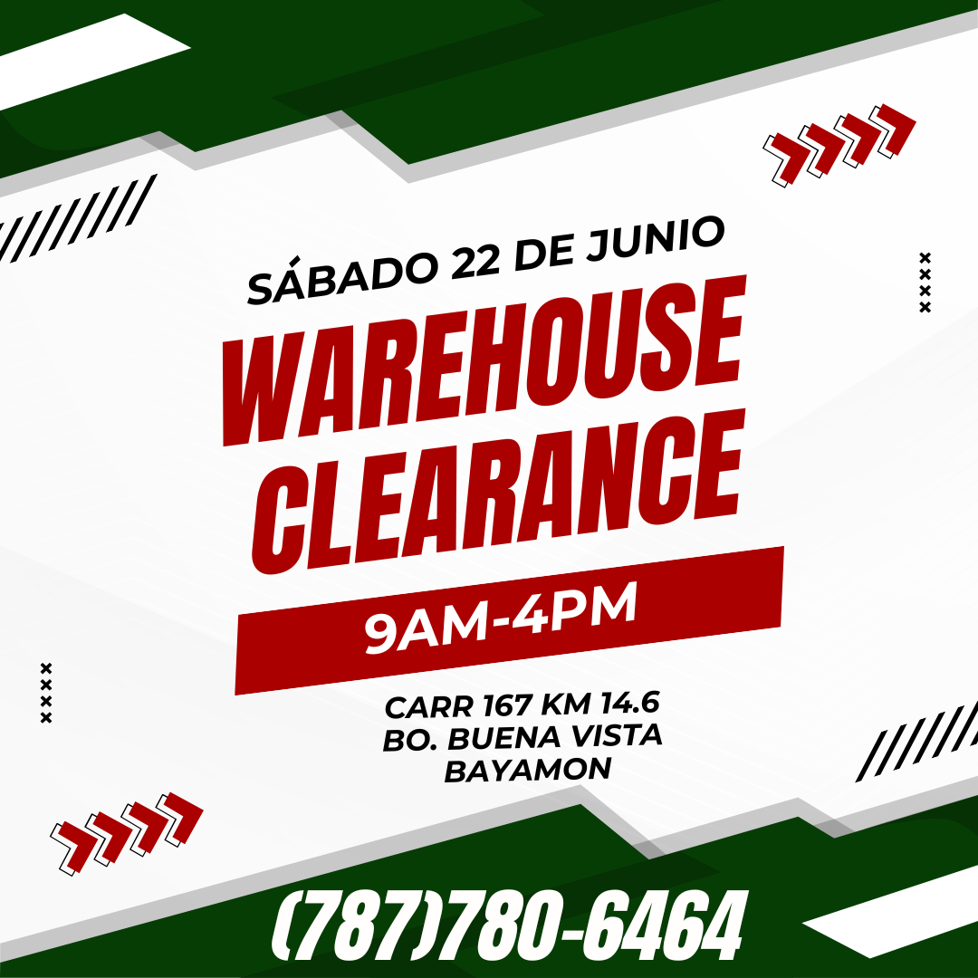 WAREHOUSE CLEARANCE - Arpagan